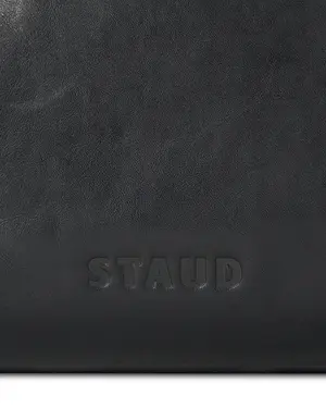 Staud Cy Convertible Leather Bag - Black