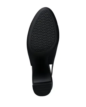 Michael Kors Piper Leather Flex Slingback Pumps - Black