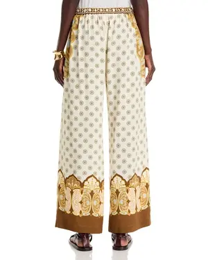 La DoubleJ Club Printed Wide Leg Pants - Cocoon Placee