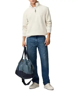 Rodd & Gunn Newfield Fleece Quarter Zip Shirt - Oat