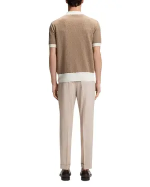 BOSS L-lomato Cotton Blend Knit Polo Shirt