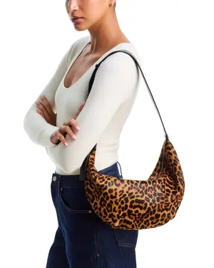 Aqua Print Calf Hair Hobo Bag Exclusive