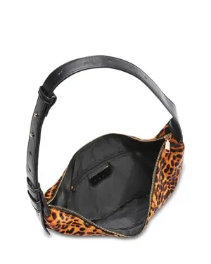 Aqua Print Calf Hair Hobo Bag Exclusive