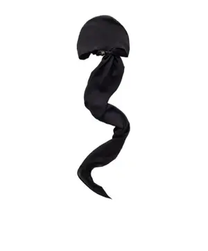 JENNIFER BEHR Handmade Silkscarf Headband - Black