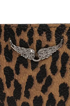 Zadig&Voltaire Voltaire Printed Card Holder Wallet