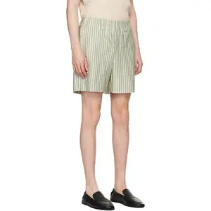Issey Miyake Vertical-stripe Shorts