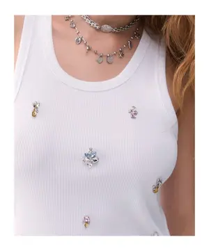 Liu Jo T-shirt With Jewel Decoration
