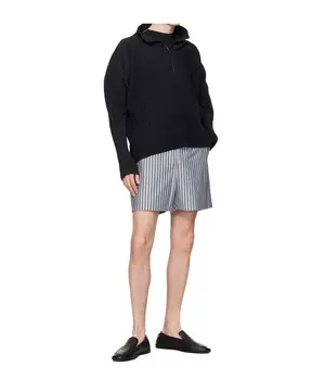 Issey Miyake Striped Jersey Shorts