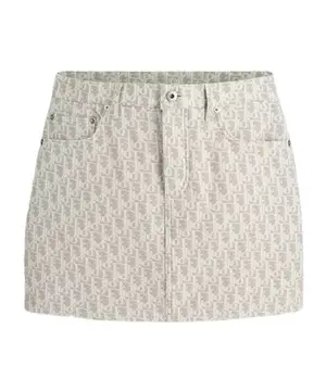 Dior Oblique Straight Miniskirt