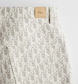 Dior Oblique Straight Miniskirt