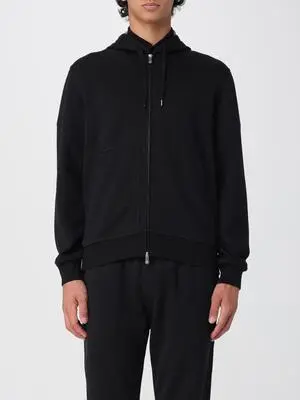 Brunello Cucinelli Zip-up Hooded Sweatshirt - Black