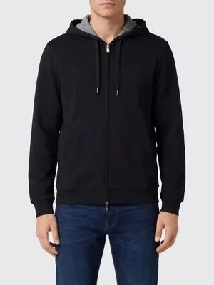 Brunello Cucinelli Zip-up Hooded Sweatshirt - Black