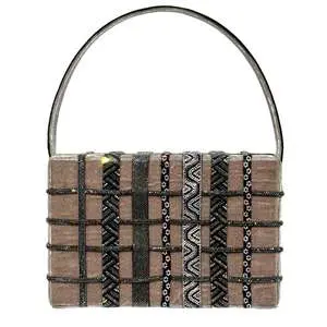 SIMITRI Graphite Etoile Clutch