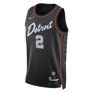 Nike Detroit Pistons Cade Cunningham Dri-fit Nba Swingman City Edition Jersey - Black