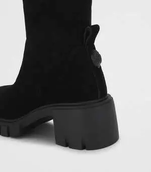 Kurt Geiger Suede Clarence Knee-high Boots