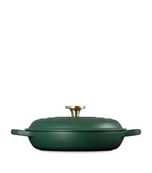 LE CREUSET Cast Iron Shallow Round Casserole Dish