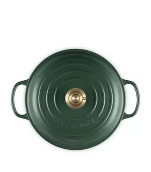 LE CREUSET Cast Iron Shallow Round Casserole Dish