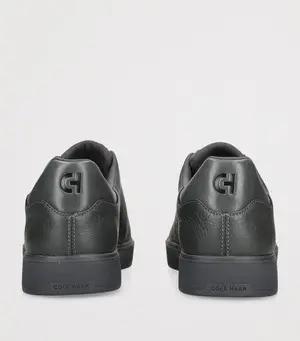 Cole Haan Leather Grandprø Luxe Slip-on Sneakers - Grey