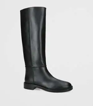 GIANVITO ROSSI Leather Knee-high Riding Boots