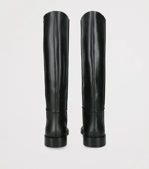 GIANVITO ROSSI Leather Knee-high Riding Boots