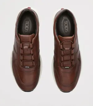 TOD'S Leather All Elastico Sportivo Sneakers