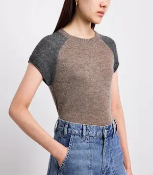 ME+EM Merino Wool-cashmere-silk Sweater Top