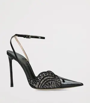 TOM FORD Lace-detail 105 Pumps - Black