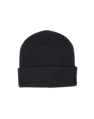 Iceberg Ribbed Logo Beanie Hat