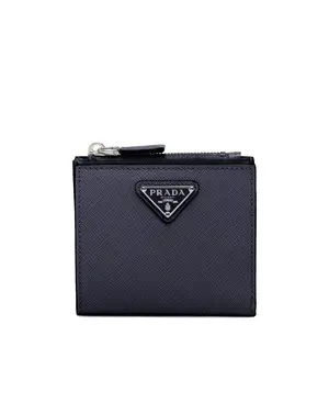 Prada Small Saffiano Leather Wallet - Black