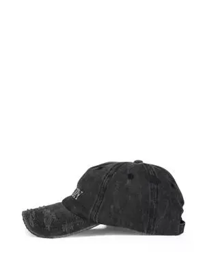 CAPTURE GALLERY Distressed Embroidered Baseball Cap