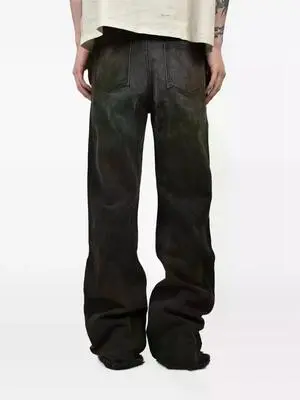 SEKRIT Cross-patch Flared Jeans