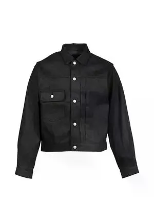 RIVET & HIDE Type-1 Trucker Denim Jacket - Black