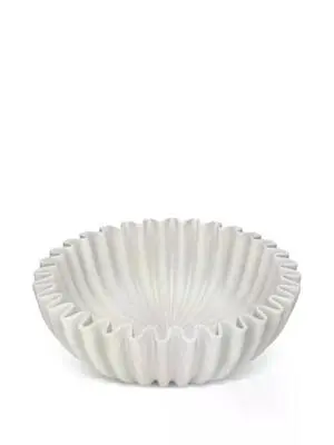 CU I SEEYOU Fluted Decorative Bowl - White