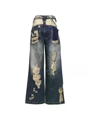 JADED LONDON Colossus Cut-out Distressed Jeans