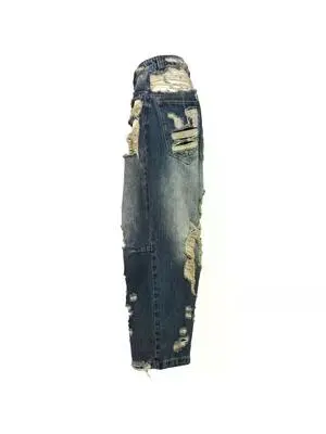 JADED LONDON Colossus Cut-out Distressed Jeans