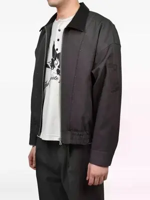 CEDARWOOD Studded Wool Bomber Jacket