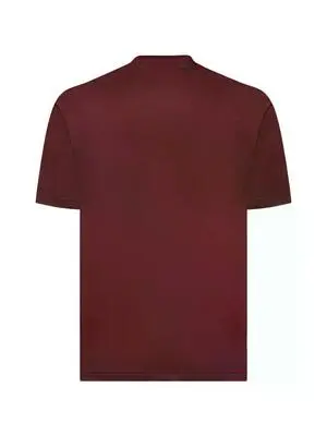 GIULIANO GALIANO High-neck Short-sleeve T-shirt - Red