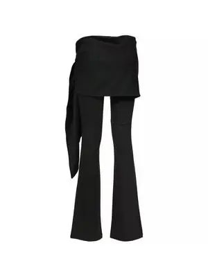 BOHEMSEO Strap-tied Flared Trousers
