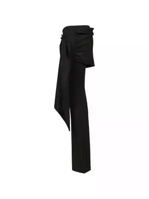 BOHEMSEO Strap-tied Flared Trousers