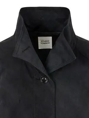 STUDIO TOMBOY Belted High-neck Single-breasted Coat