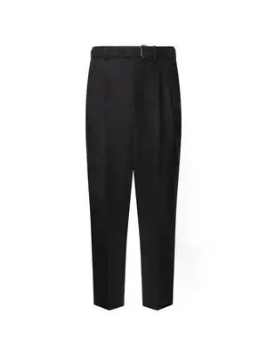 GIULIANO GALIANO Jose Belted Pleated Trousers