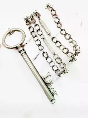 Dior 2000s Galliano Key Pendant Necklace