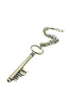 Dior 2000s Galliano Key Pendant Necklace
