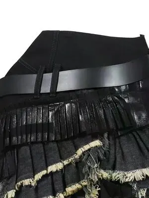 ONRUSH Asymmetric Layered Mini Skirt