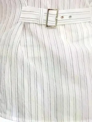 Sisley Striped Belted Shirt