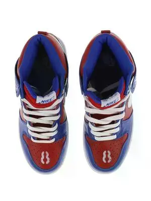SWJP X Nike Dunk High Stencil-print Sneakers