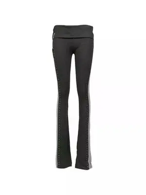 JADED LONDON Rynna Studded Flared Trousers - Grey