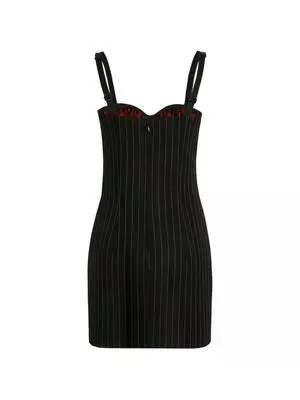Dolce & Gabbana Pinstripe Wool Dress