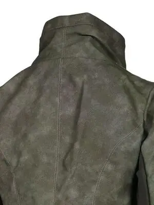 JADED LONDON Cera Clasp Funnel-neck Jacket