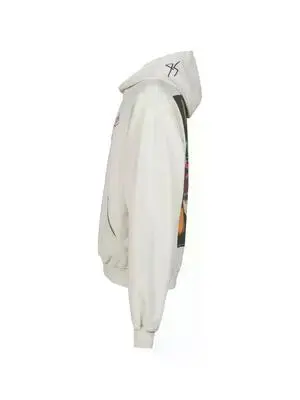EVANGELI0N 95 Graphic-print Cotton Hoodie
